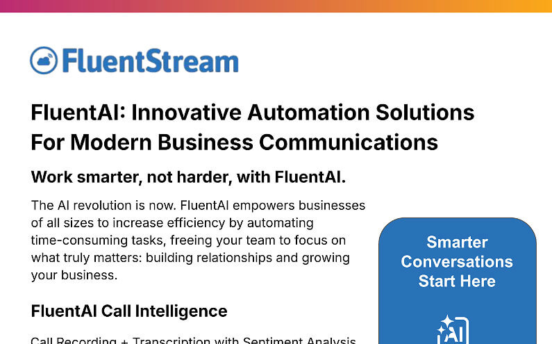 FluentStream Content Hub - UCaaS Information - Tutorials