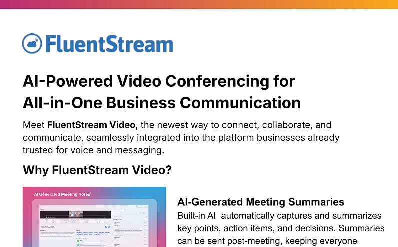 FluentStream Content Hub - UCaaS Information - Tutorials